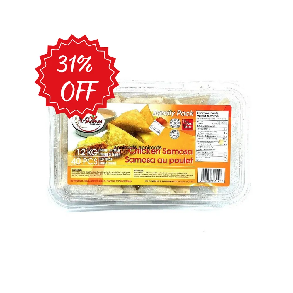 [31% OFF] Al-Shamas Chicken Samosa (40pcs) | MEAT EASY
